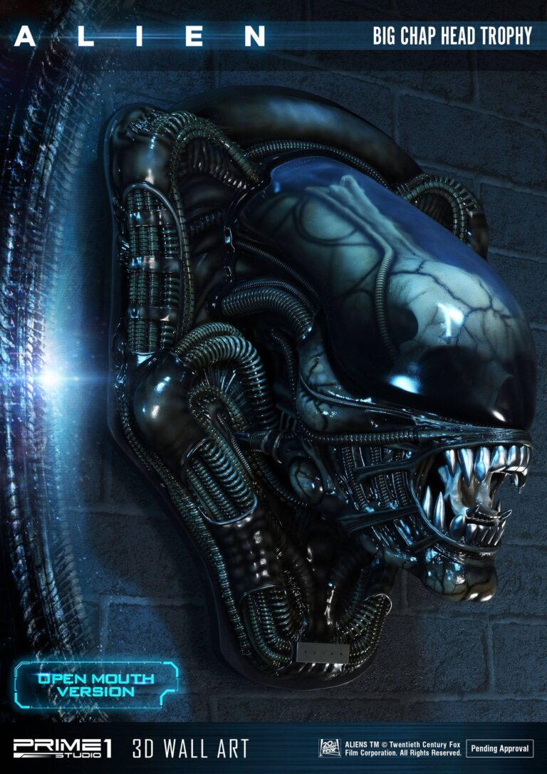 Decoracion Alien Head Trophy Open Mouth » Anime Cristal